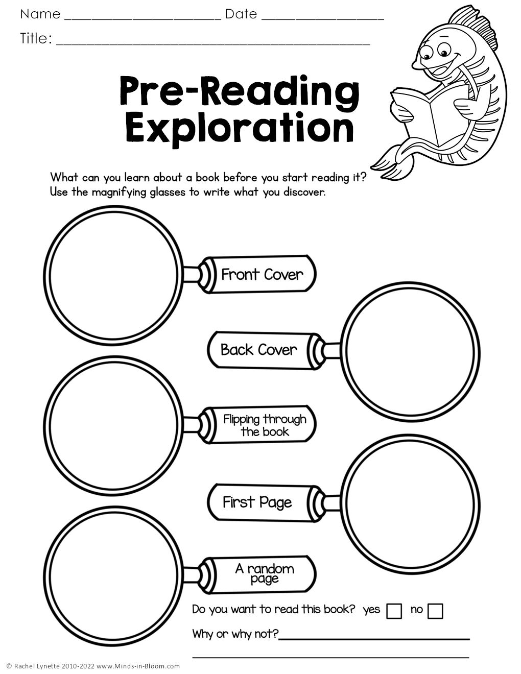 Informational Texts - PRE-READING Exploration - Minds in Bloom Unlimited