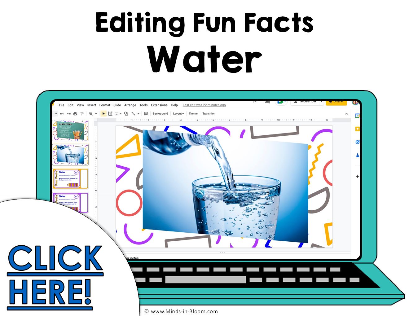 Google Slides - 4 Revising & Editing Task Cards with Fun Fact about ...