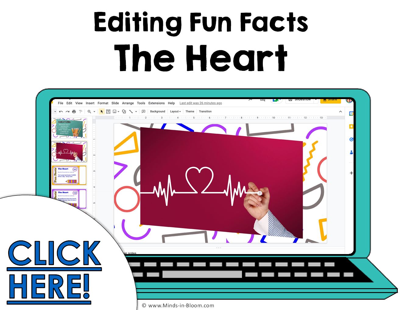 Google Slides - 4 Revising & Editing Task Cards with Fun Fact about THE ...