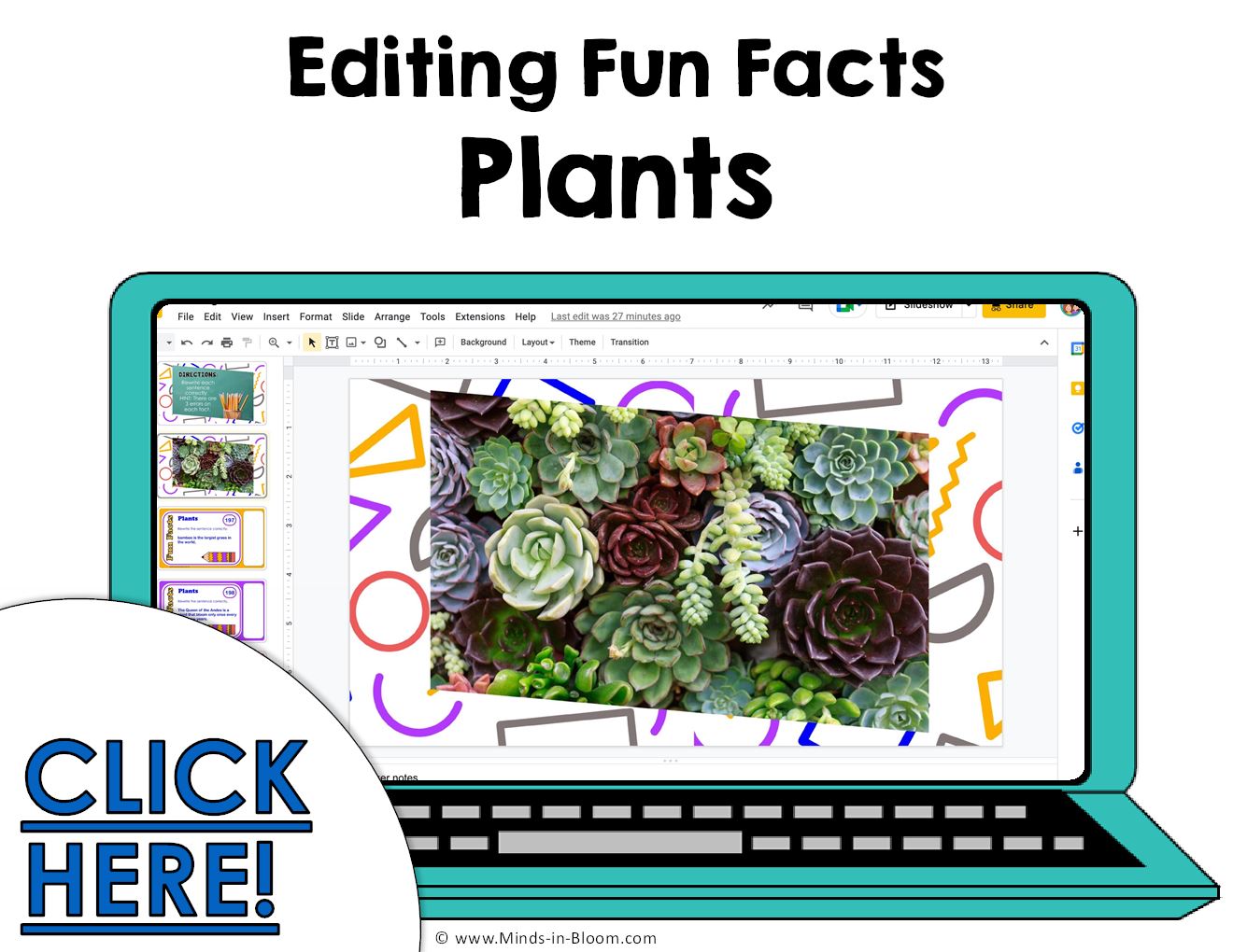 Google Slides - 4 Revising & Editing Task Cards with Fun Fact about ...