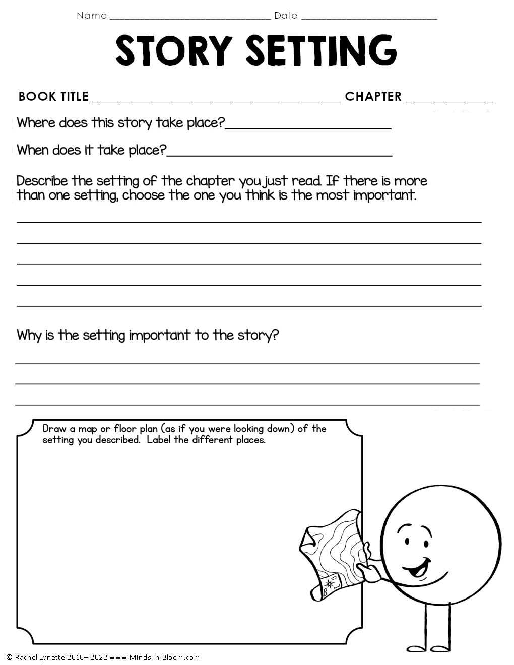 Reading Response - Story Setting - Minds in Bloom Unlimited