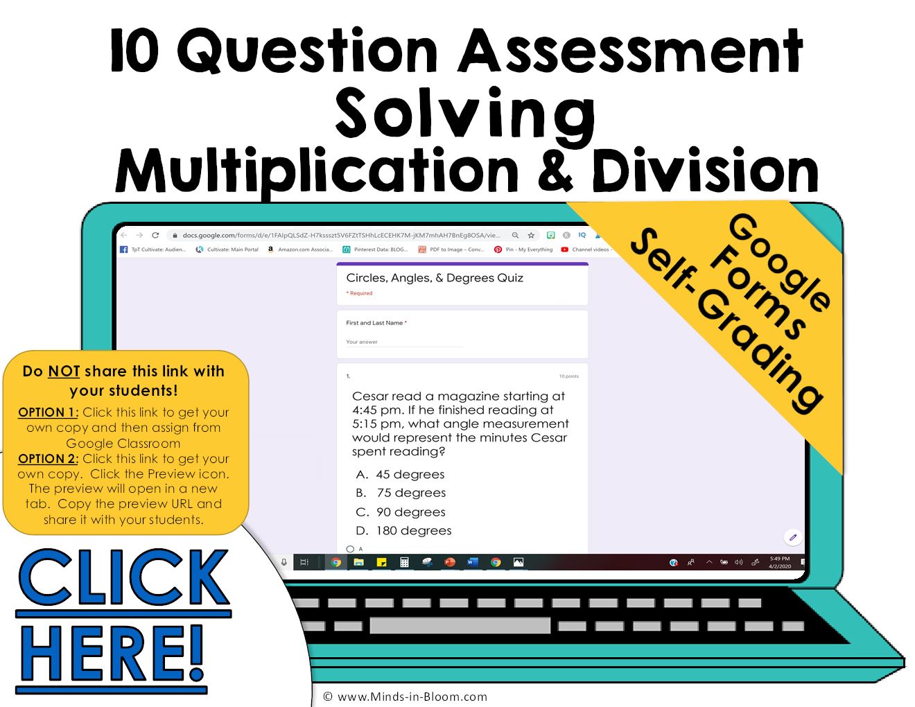 Solving Multiplication and Division Word Problems - 10 Rigorous ...