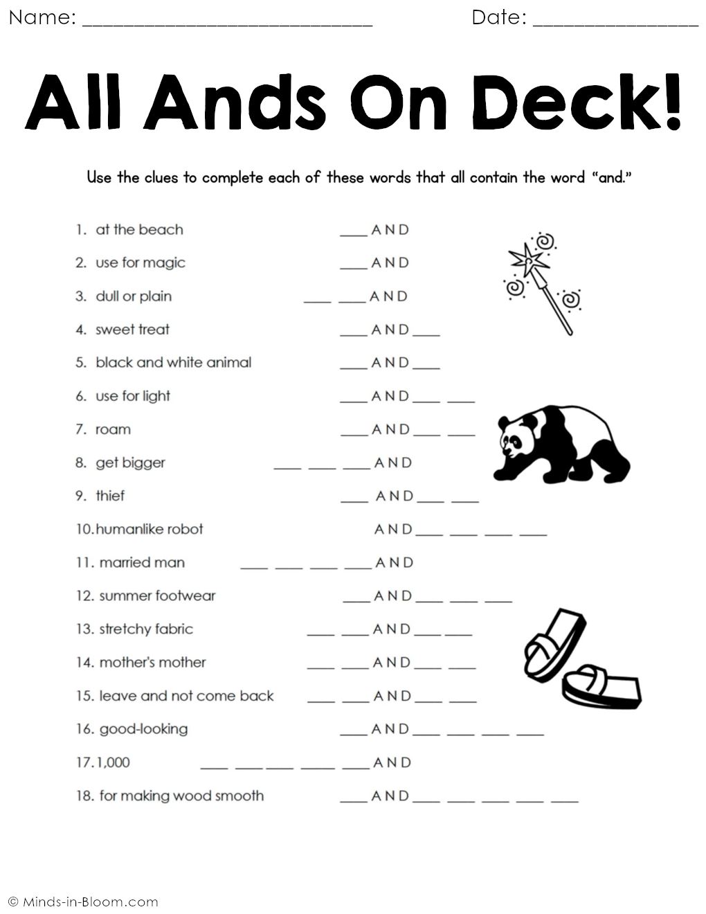 Language Arts Enrichment: All Hands on Deck - Minds in Bloom Unlimited