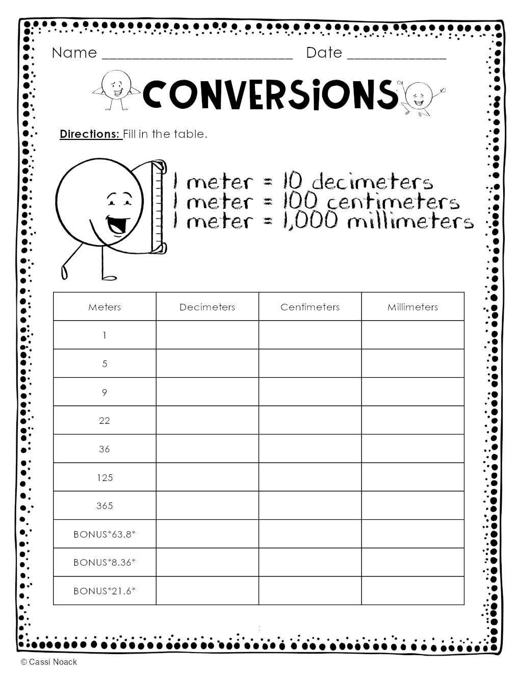 Multiplying by 10 and 100 - Conversions - Minds in Bloom Unlimited