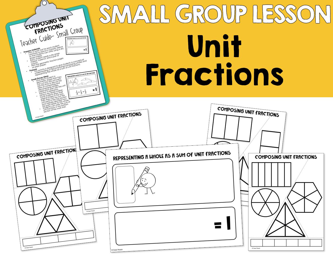 Unit Fractions - Small Group Lesson - Minds in Bloom Unlimited