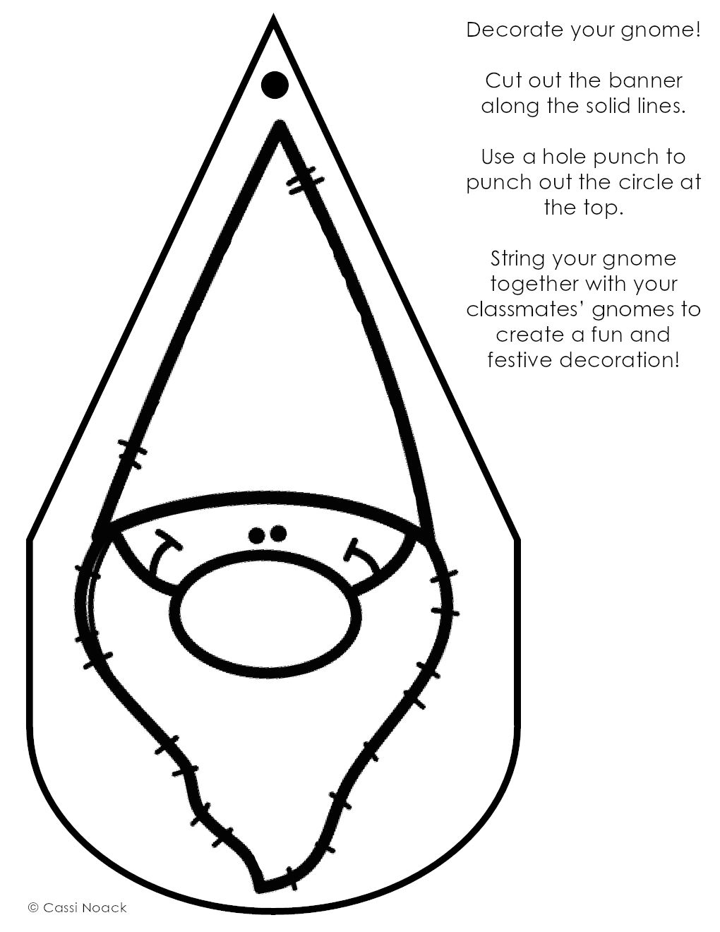 Gnome Banner - Decorate and Display - Minds in Bloom Unlimited
