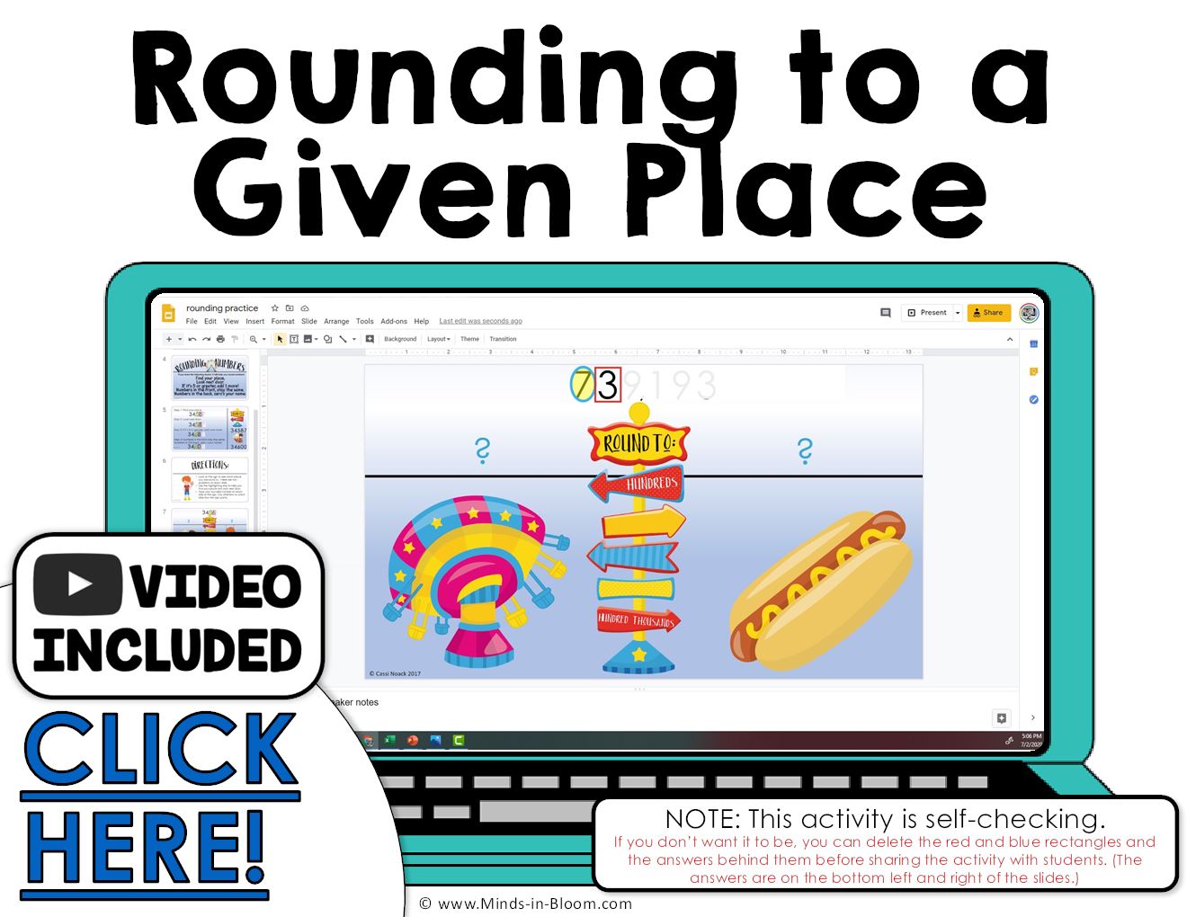 Google Slides - Rounding to a Given Place - up to a billion - Minds in ...