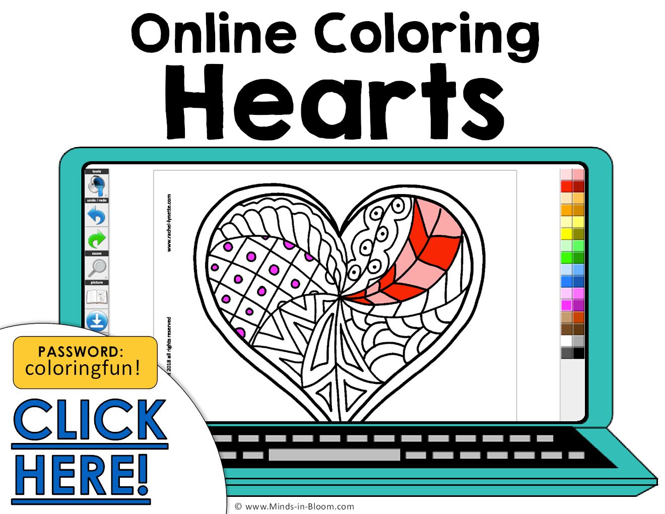 Heart Coloring Pages for 3rd-5th Grade | Printable Social and Emotional ...