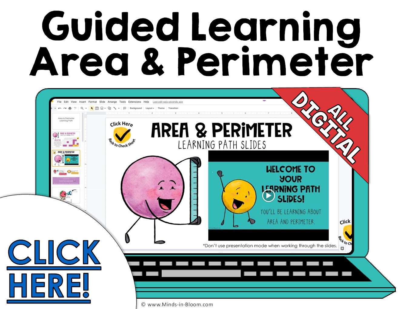 Flipped Learning - Area and Perimeter (all digital) - Minds in Bloom ...