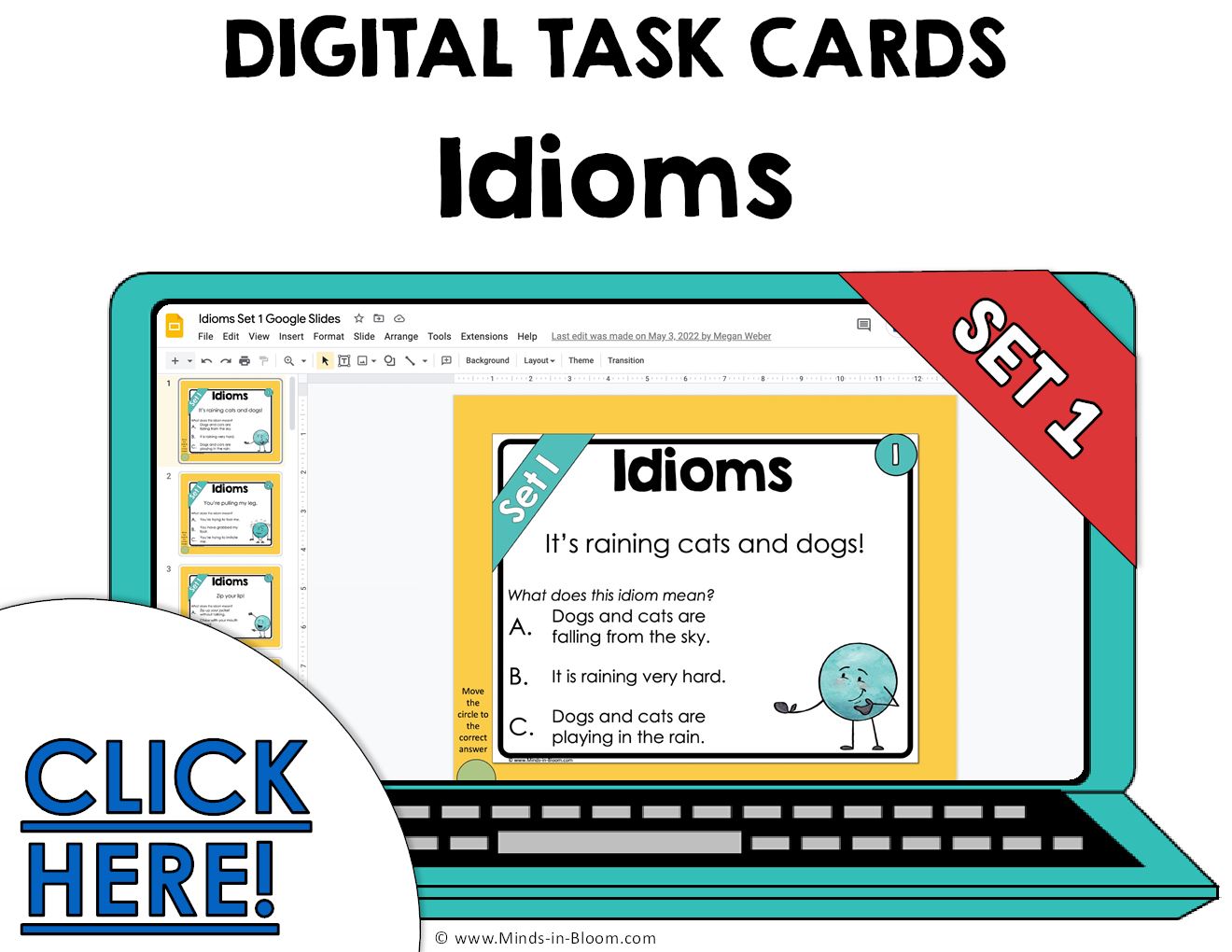 Idioms - Digital Activity - Minds in Bloom Unlimited