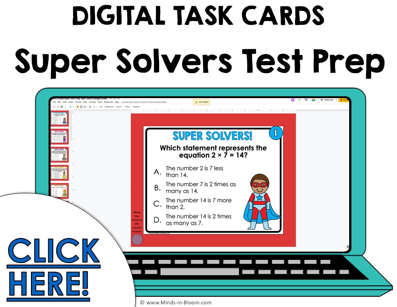 Google Slides - 4th Grade Math Test Review - Minds in Bloom Unlimited