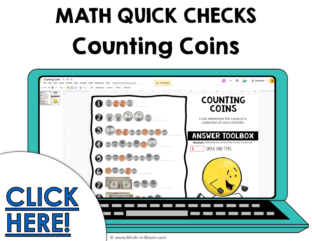 Google Slides - Math Quick Checks (Great for 3rd graders) - Counting ...