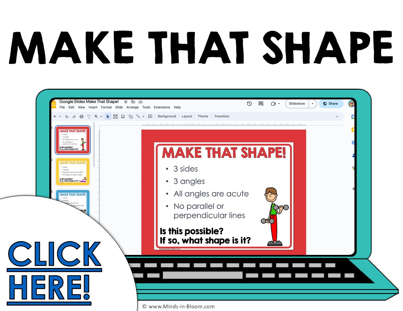 Make that Shape with Friends - Geometry Practice for Lines and Angles ...