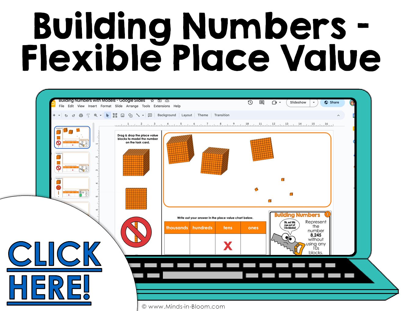 Building Numbers with Flexibility - Place Value Digital Activity ...