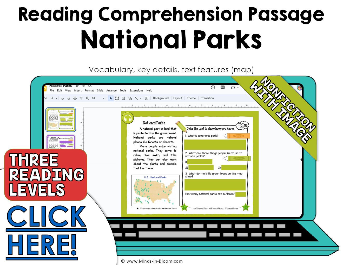 DIGITAL Reading Comprehension Passage: - nonfiction fiction - National ...