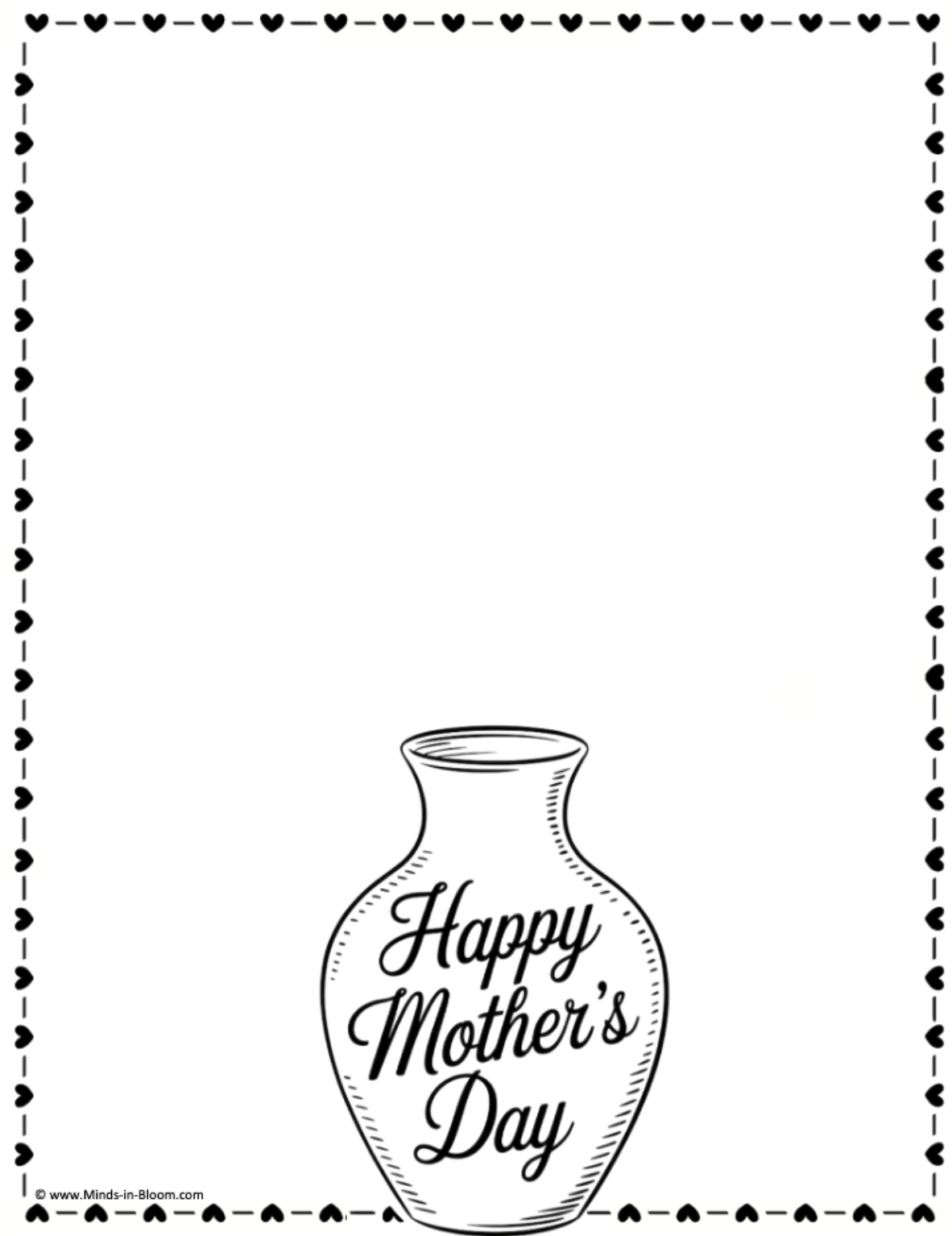 Mother's Day Bouquet Coloring | Printable Worksheet for Grades 3-5