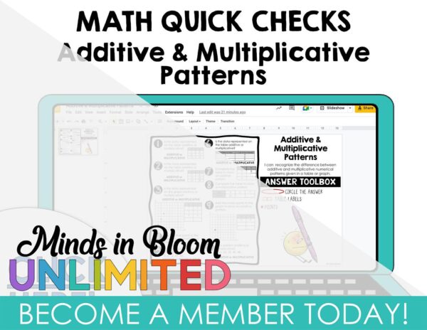 Google Slides - Math Quick Checks (Great for 5th graders) - Additive ...
