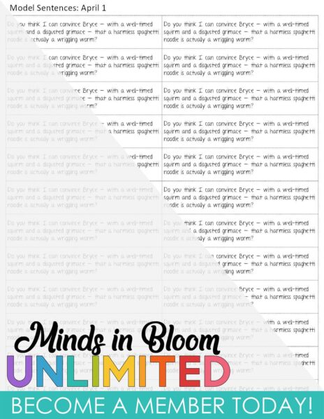 Spring Writing Activities Worksheet | Grades 3-5 Printable