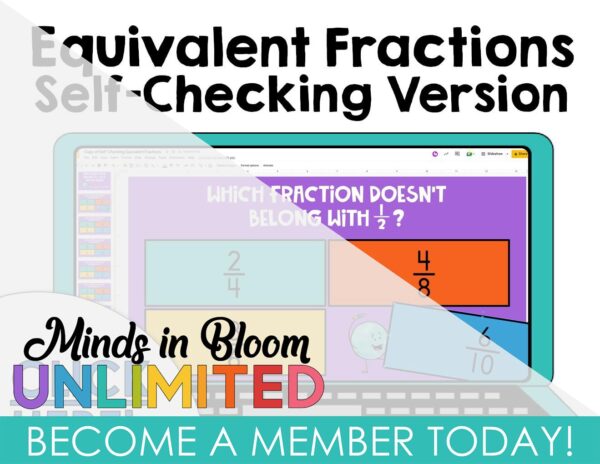 Equivalent Fractions Self-Checking Version - Google Slides Activity ...