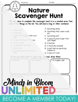 Figurative Language Scavenger Hunt - Minds in Bloom Unlimited