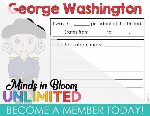 Presidents Research Task for Grades 3-5 | Printable Activity