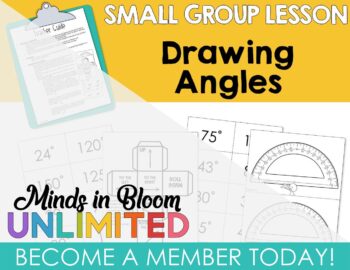 Drawing Angles - Drawing Angles Practice - Minds in Bloom Unlimited