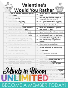 Google Slides - Valentine's Day Would You Rather Questions with Class ...