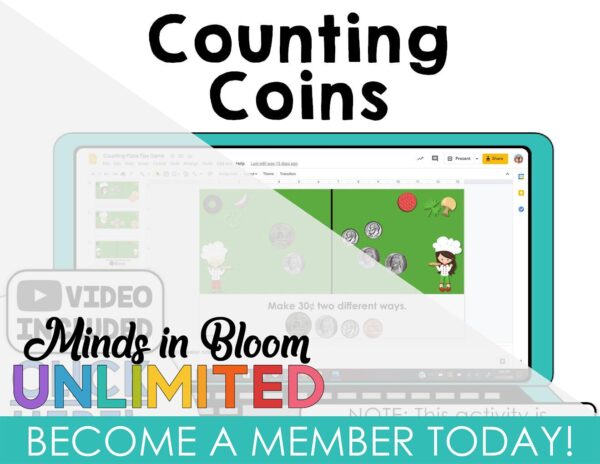 Google Slides - Counting Coins up to a Dollar - Minds in Bloom Unlimited