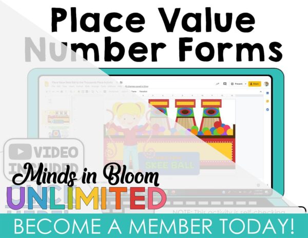 Google Slides Activity - Place Value Number Forms to the Thousands ...