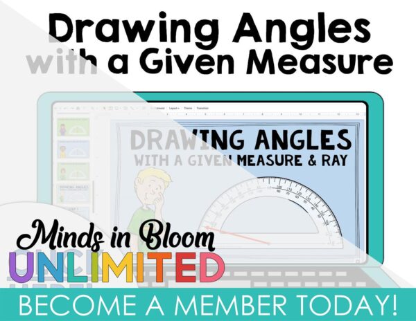 Google Slides Activity - Drawing Angles on a Protractor - Minds in ...