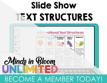 Informational Text Structures Posters - COLOR - Minds in Bloom Unlimited