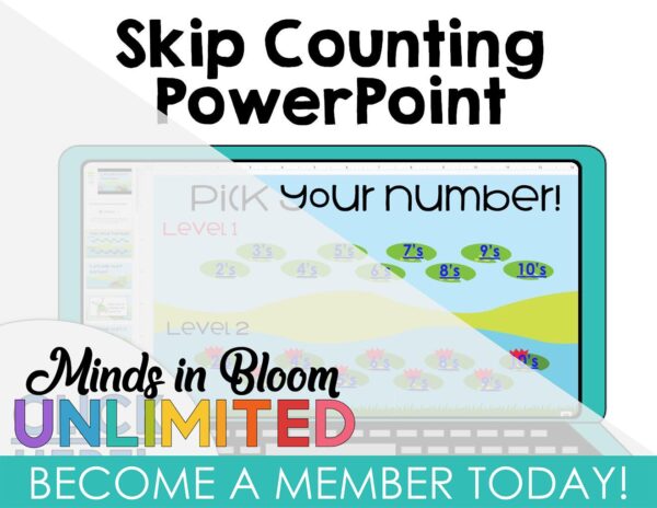 PowerPoint - Whole Group Skip Counting Practice - Minds in Bloom Unlimited