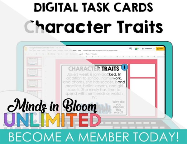 Google Slides - Character Traits Inferencing - Minds in Bloom Unlimited