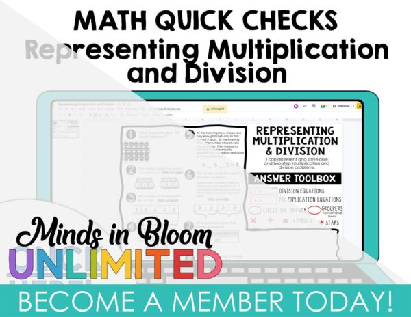 Google Slides - Math Quick Checks (Great for 3rd graders ...