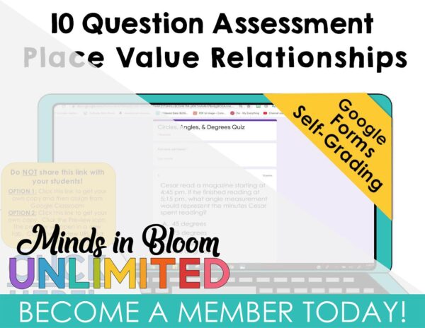 Place Value Relationships - 10 Rigorous Questions - Google Forms (self ...